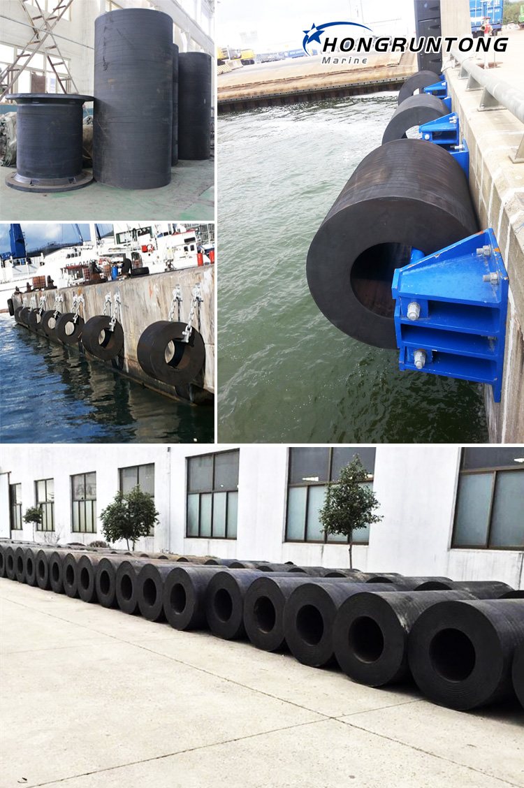 Cylindrical Rubber Fender-Hongruntong Marine | World marine service and ...