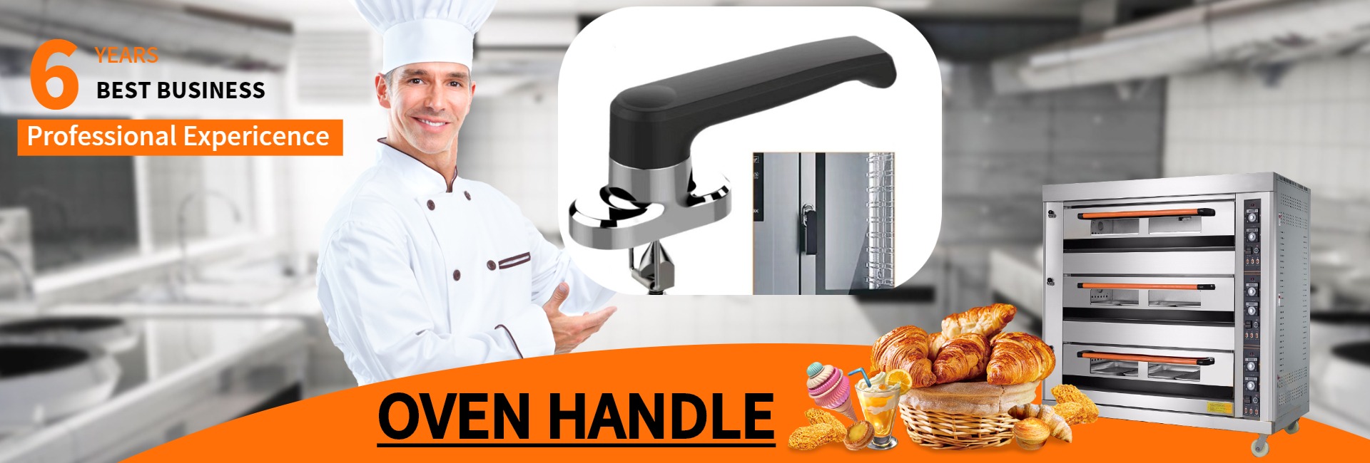 mechanical security oven handle panel lock-www.latchhandle.com