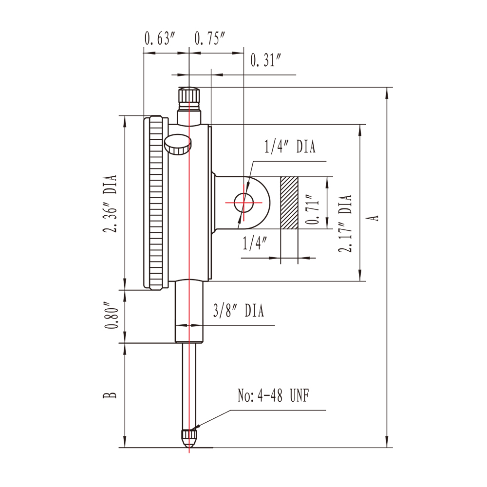 Inch Dial Indicator -Quantus