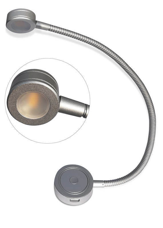 Modern Style CE Bed Reading Light with USB Type C rechargeable lamp ...