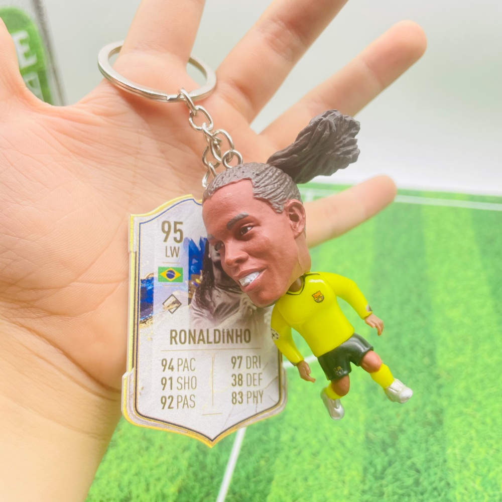 FIFA Trading Card Acrylic Keychain Real Madrid C Ronaldo logo-soccerwe