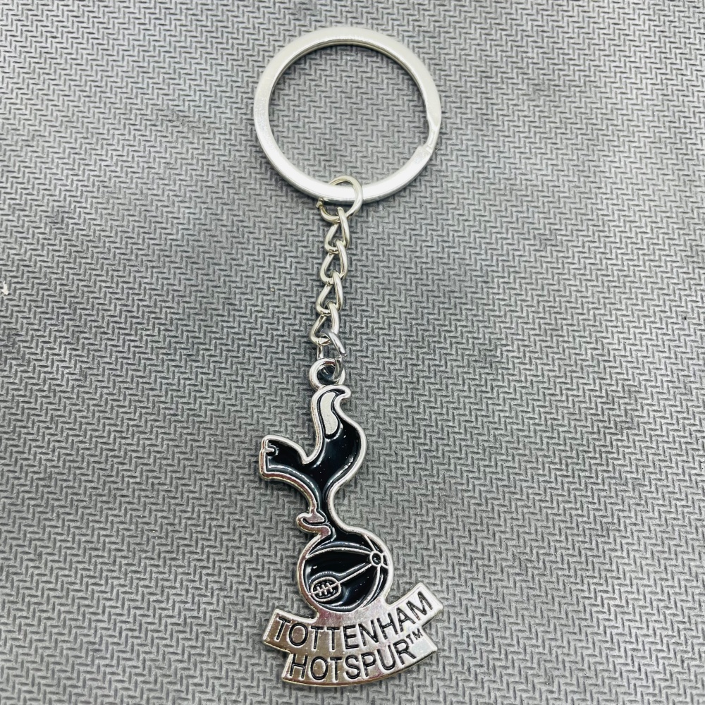 Tottenham Logo Keychain Colourful Painted Alloy 2-soccerwe