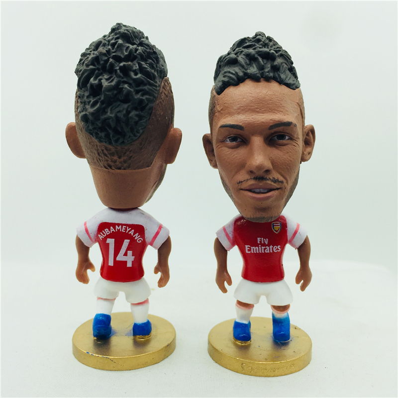 Soccerwe Arsenal 14# Pierre-Emerick Aubameyang Doll 2018-19 Season-soccerwe