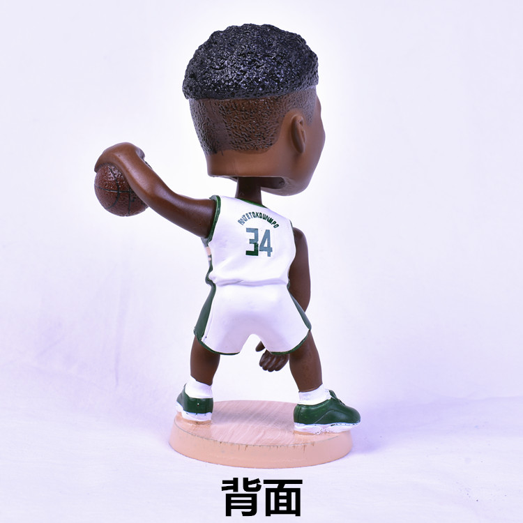 Soccerwe NBA Milwaukee Bucks Player Dolls 34# Giannis Antetokounmpo ...