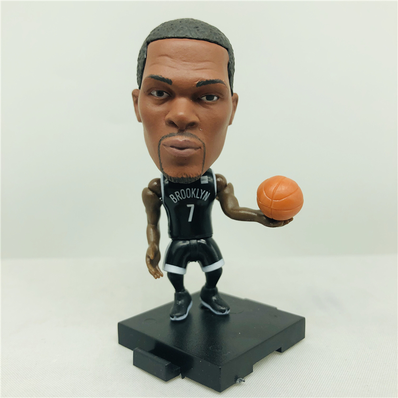 Soccerwe Brooklyn Nets Player 7# Durant Doll Black-soccerwe