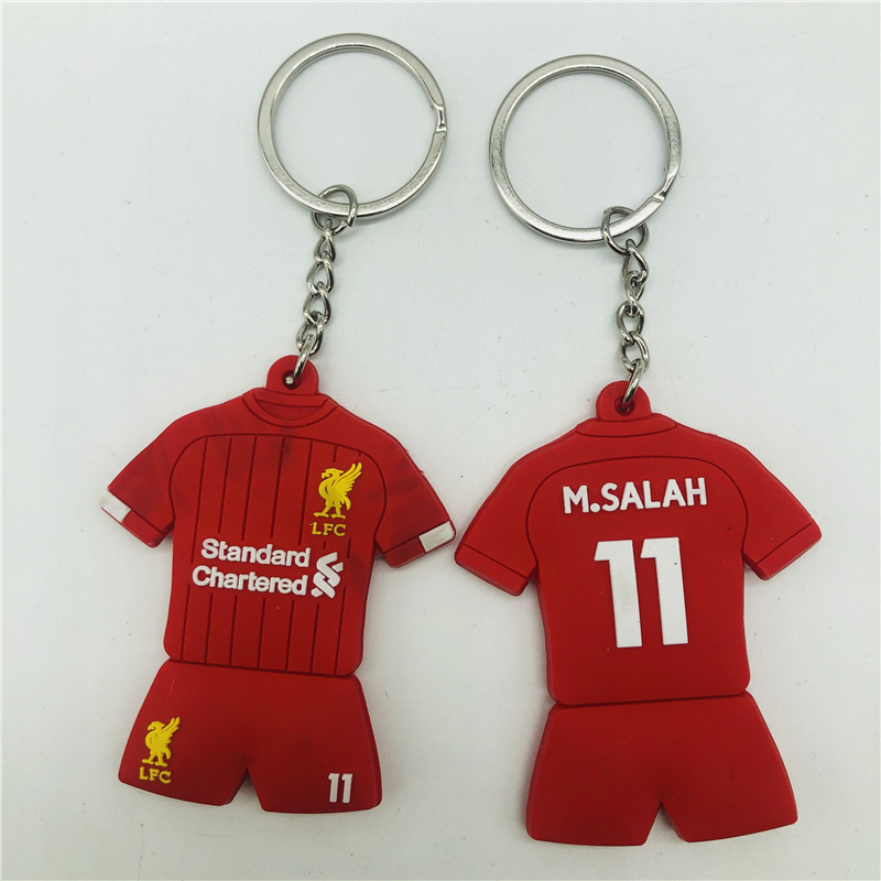 Liverpool Football Player 11 # Mohamed Salah Kit Keychain-soccerwe