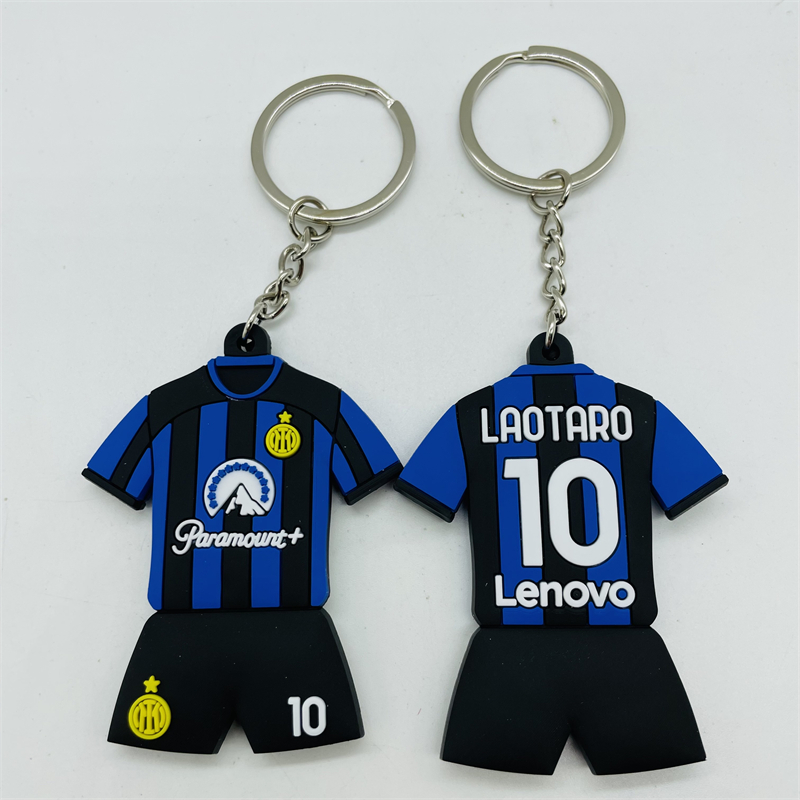 Soccerwe Football Player Mini Kit Keychains Internazionale Milano #10 ...