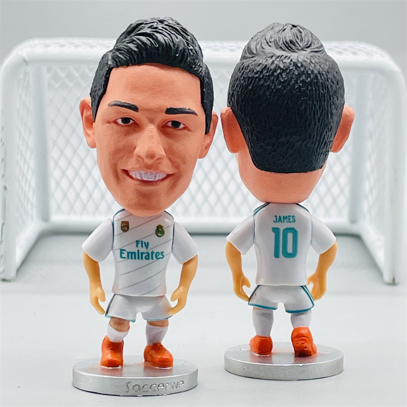 Soccerwe Real Madrid Player 10# James Rodriguez Doll 2018-soccerwe