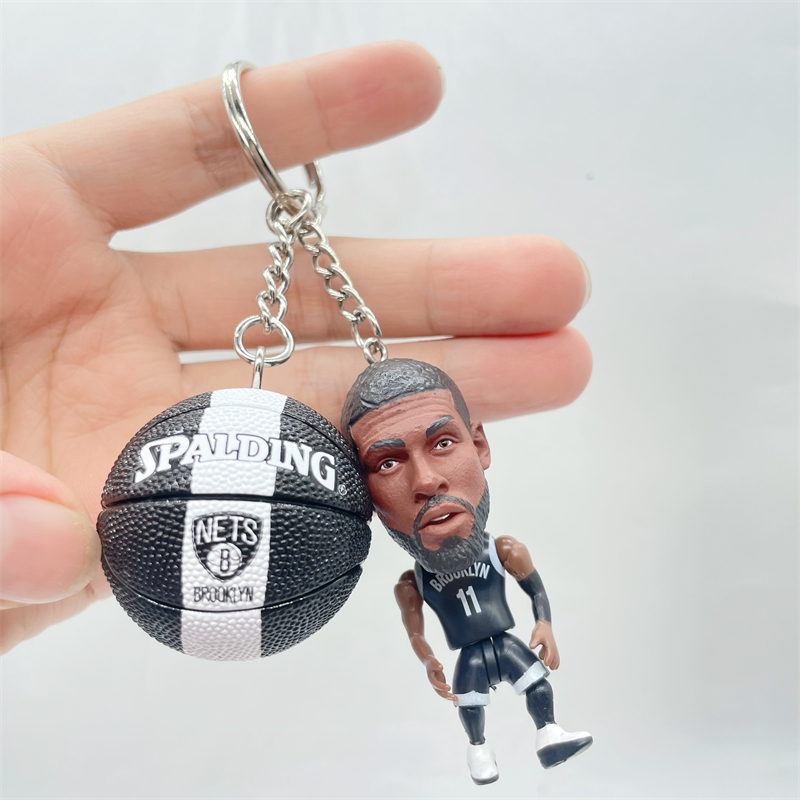 NBA Basketball SUPER STAR Dolls Nets Irving Basketball doll Keychain ...
