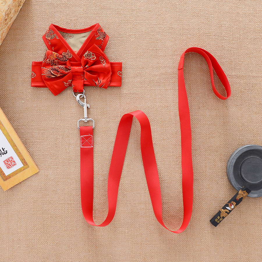 Traditional Chinese Garments Tang Suit for Dogs -Puffuny