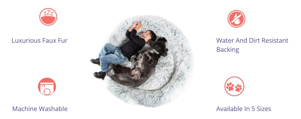 Best Friends by Sheri | Dog Donut Bed-PUFFUNY