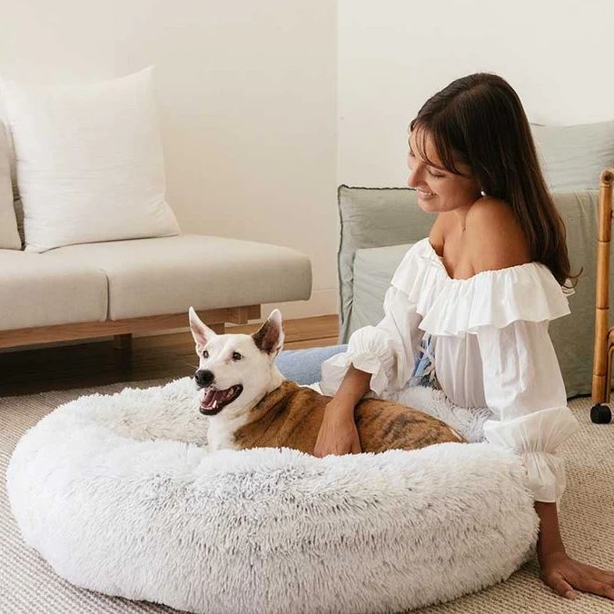 Best Friends by Sheri | Dog Donut Bed-PUFFUNY