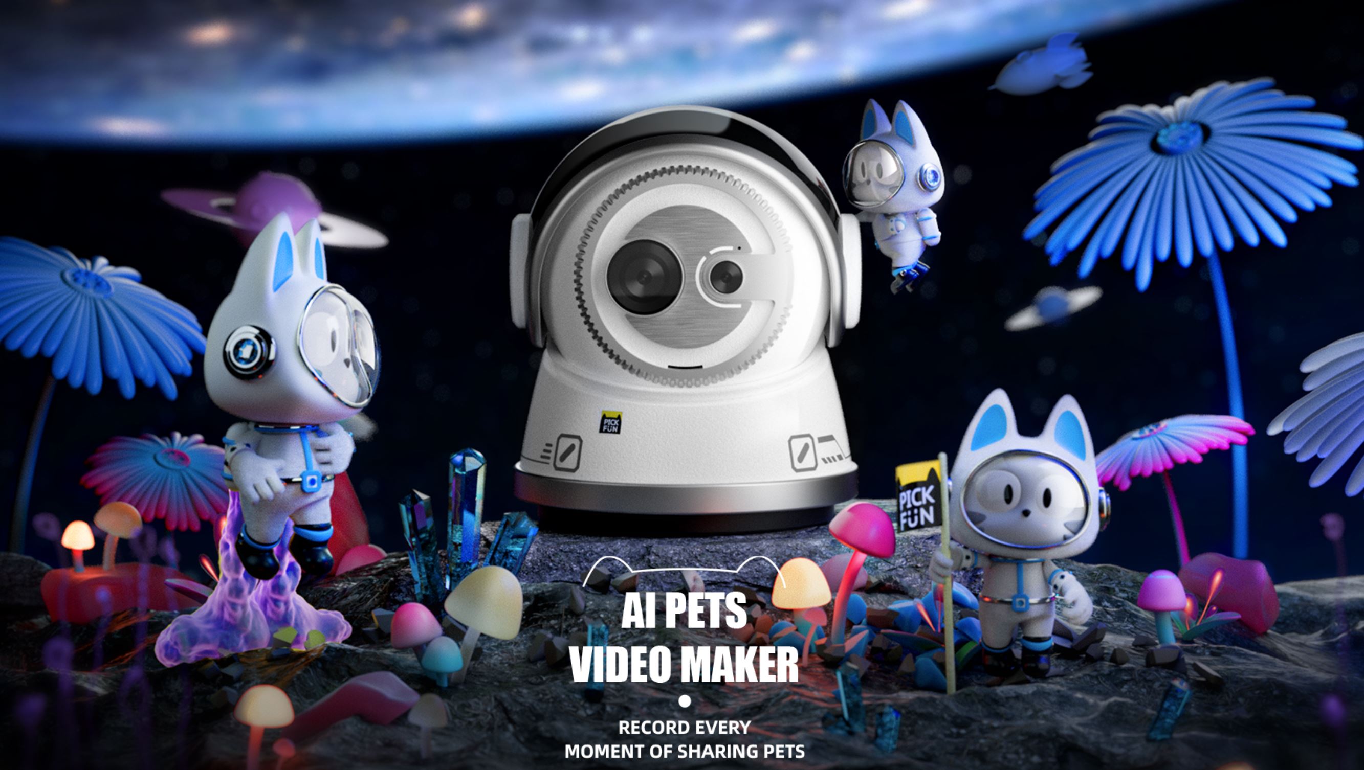 Pickfun | AI Pet Camera---Film, Filter, Edit, and Post All at Once!-PUFFUNY