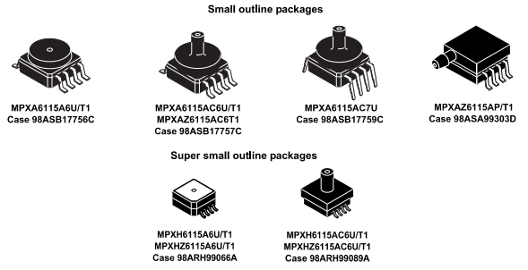 NXP MPXH6115AC6U pressure sensor-Jinan Rainbow Technology