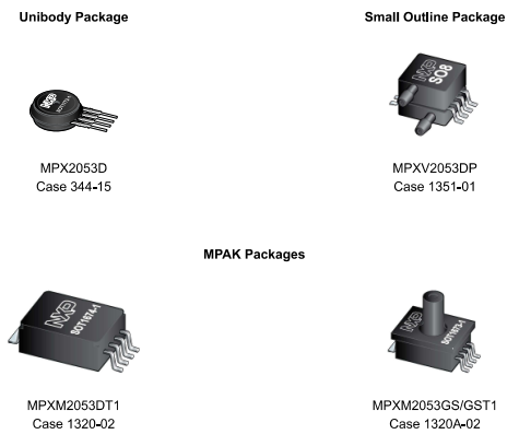 Freeascale sensor MPX2053GS pressure sensor-Jinan Rainbow Technology