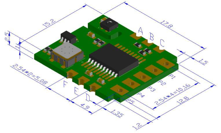 MEMS VOC gas sensor module with Ultra low power consumption