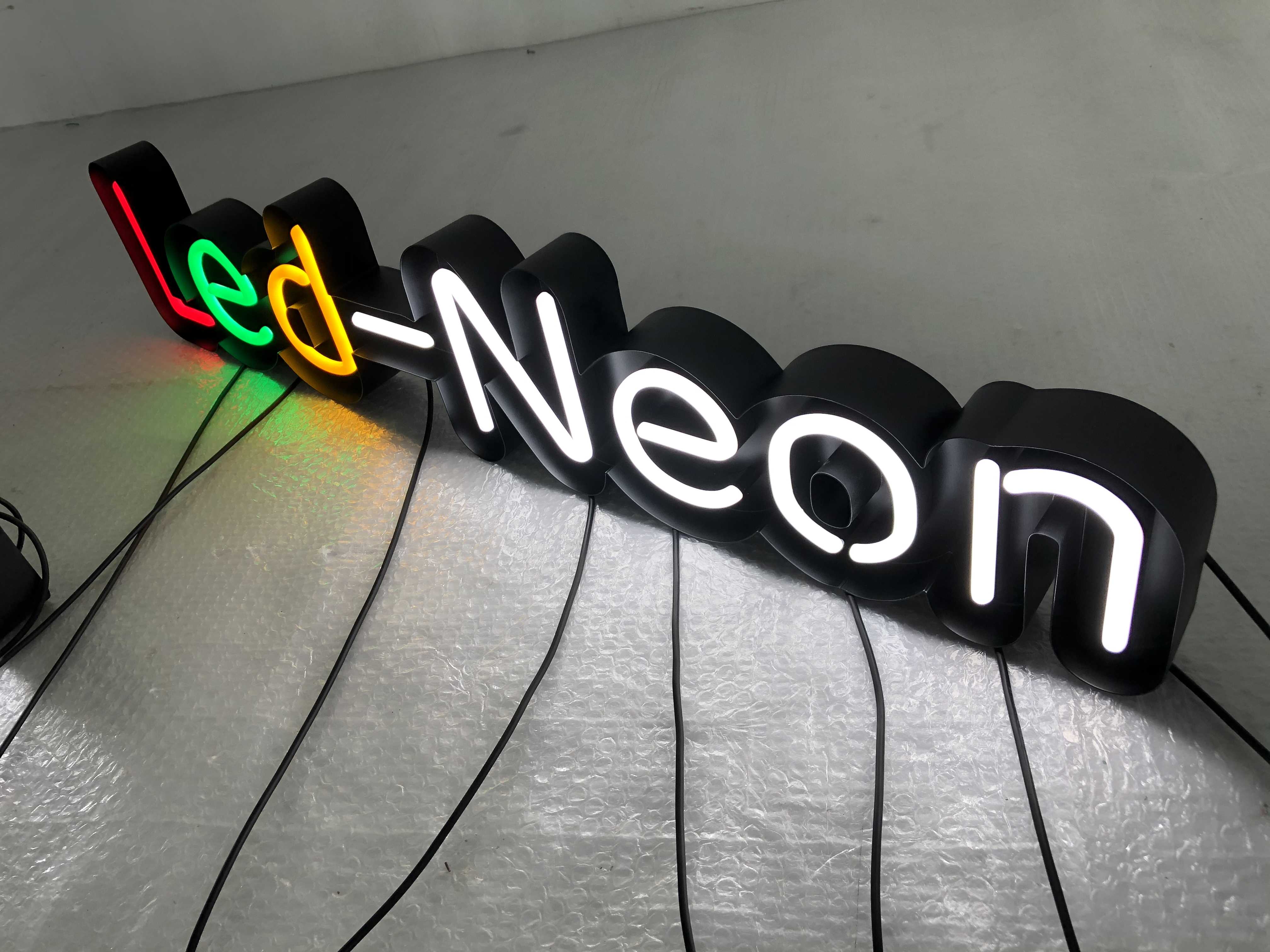 FAUX NEON LETTERS WITH BACKING CHANNELS-企业官网