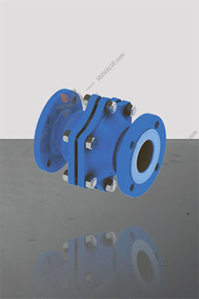 PFA Lined Ball Check Valve-MVI Specialized In Corrosion And Wear ...