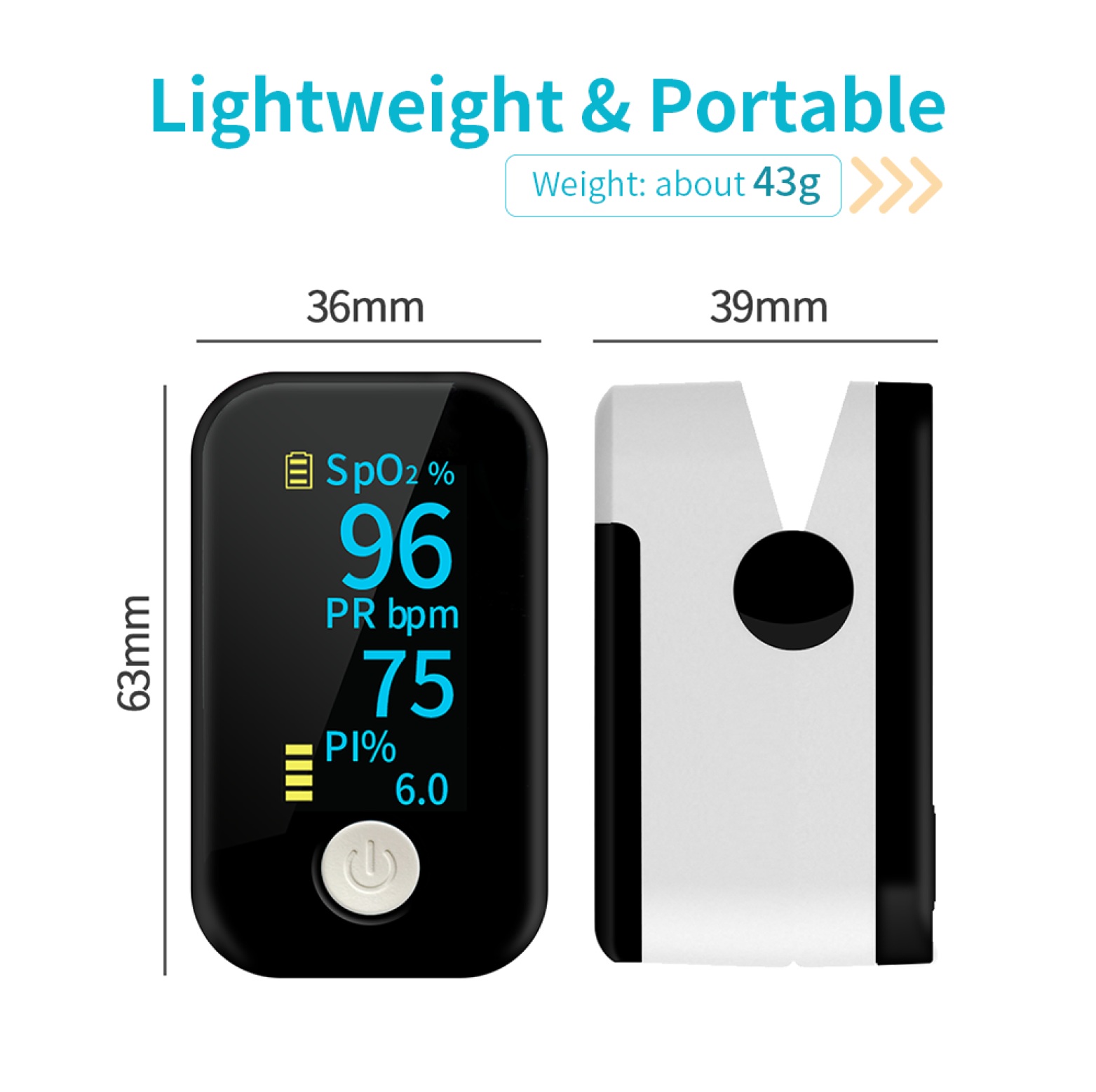 FDA/CE Approved Fingertip Pulse Oximeter-AcareIntl