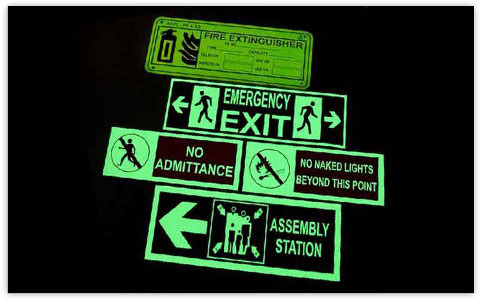 Reflective Fire Sign-SAFETY LIFE FIRE EQUIPMENTS CO.,