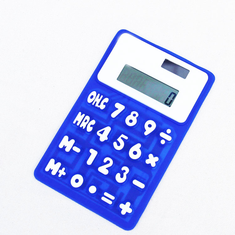 YET-024 Cheap softcalculator with backlight silicone custom made ...
