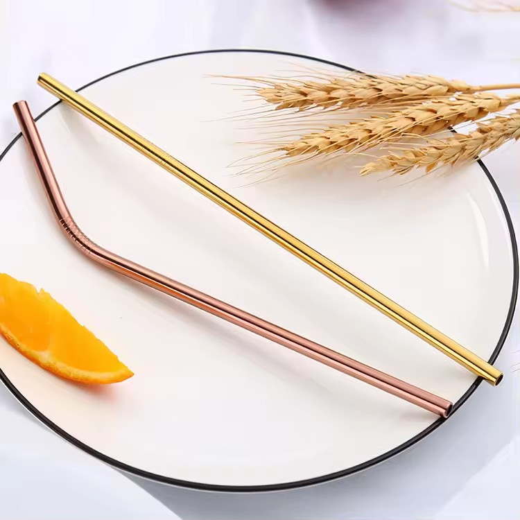 YMT-030 Reusable Portable Stainless Steel Metal Straws Drinking ...