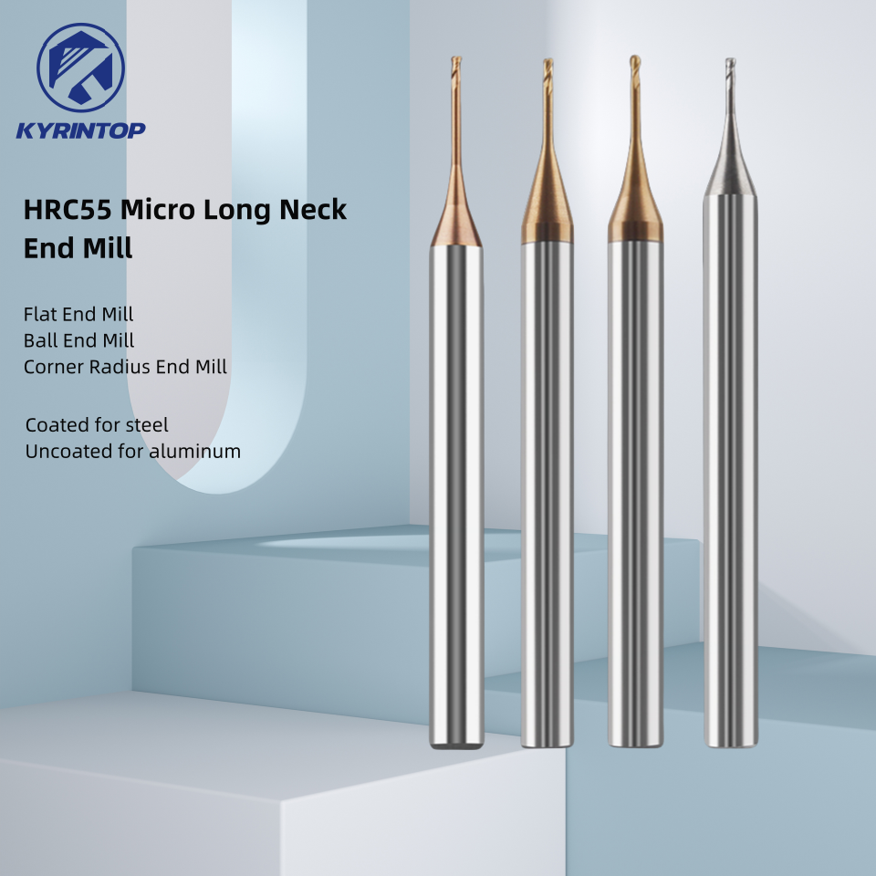 HRC55 Micro Long Neck End Mill-企业官网