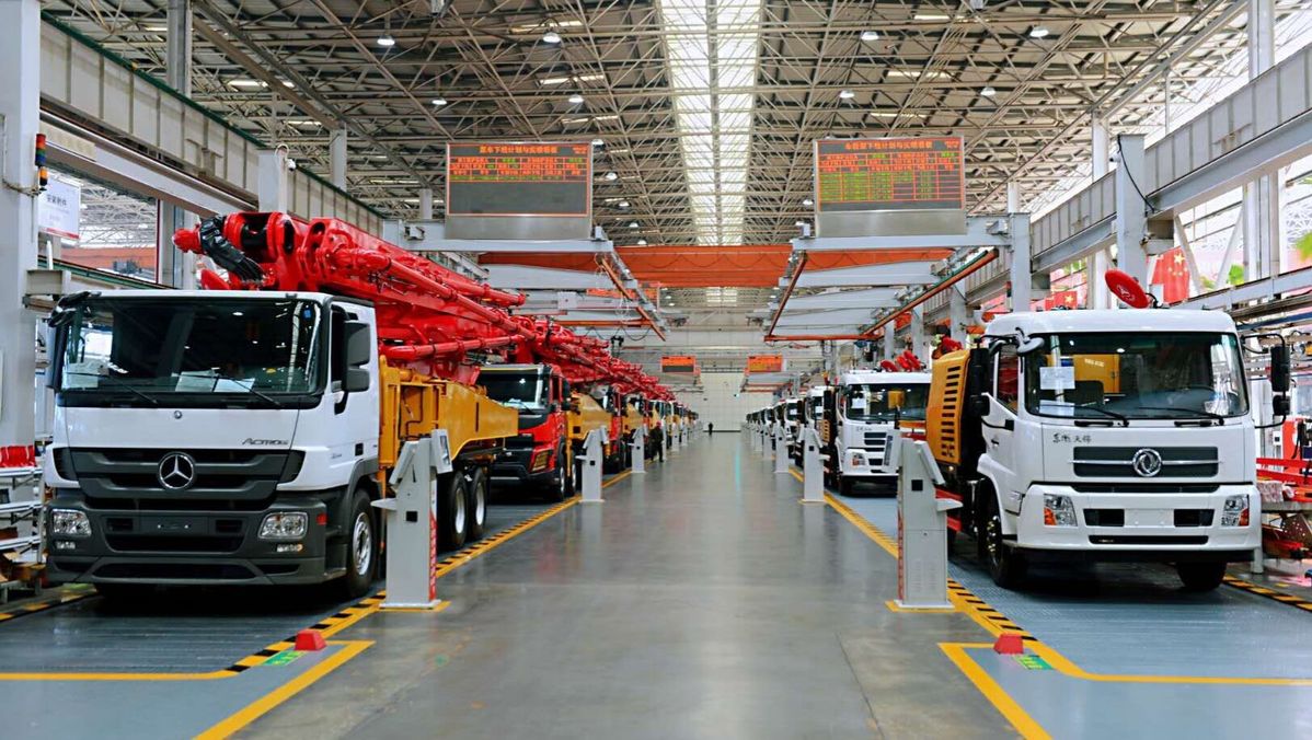 Engineering vehicles Assembly lines-数字化智能生产线