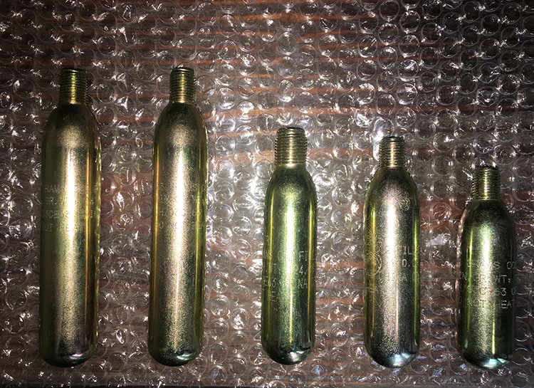 China Factory Co2 Canister With 1/2"-20 UNF thread 21CC 30CC Gas ...