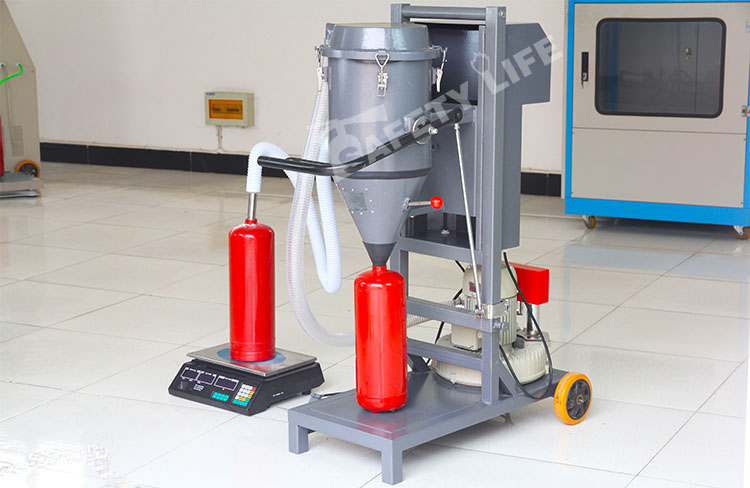 DCP Fire Extinguisher Filling Machine-SAFETY LIFE FIRE EQUIPMENTS CO.,