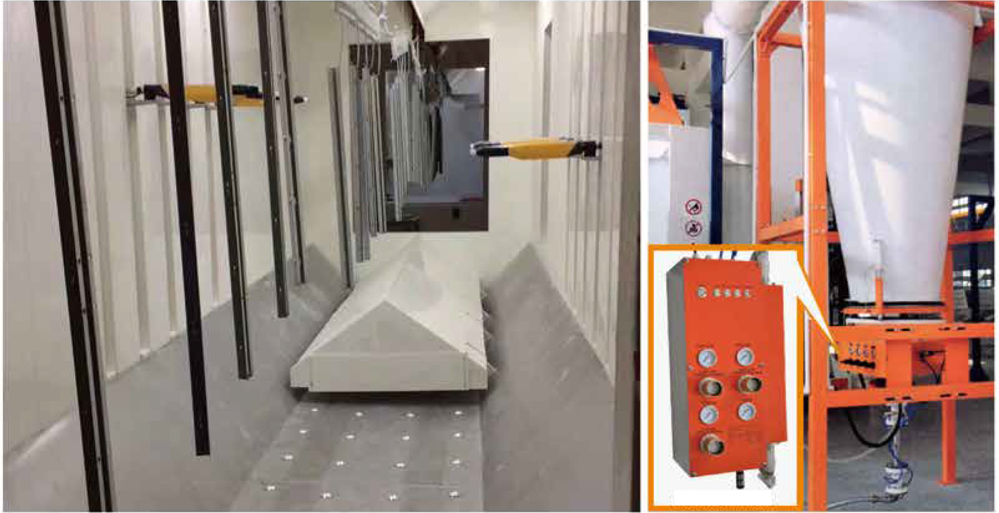 Plastic Powder Coating Booth-ANDINA COLORS