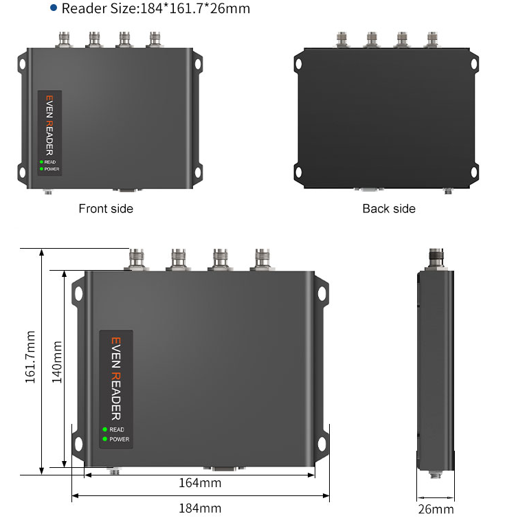 CF815 Even E710 UHF four-channel Fixed Reader-CHAFON