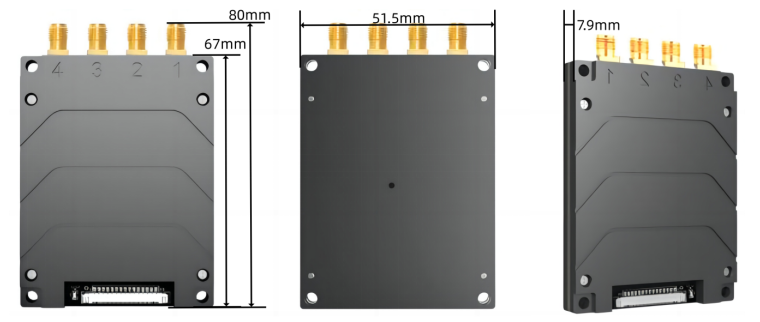 CF-E714 UHF RFID four-channels Module-CHAFON