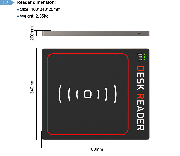 CF603 UHF Deaktop Reader-CHAFON