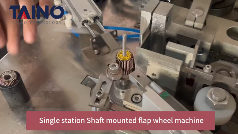 Four different Shaft mounted flap wheel machine-Taino abrasives