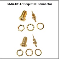 RP-SMA-KY-1.13 SMA Female Connector Bulkhead Connector Crimp SMA RF ...