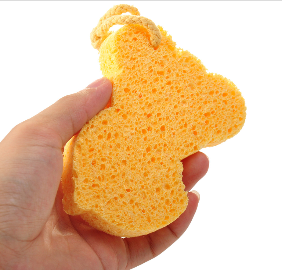 Super soft bamboo baby bath sponge-www.liahren.com