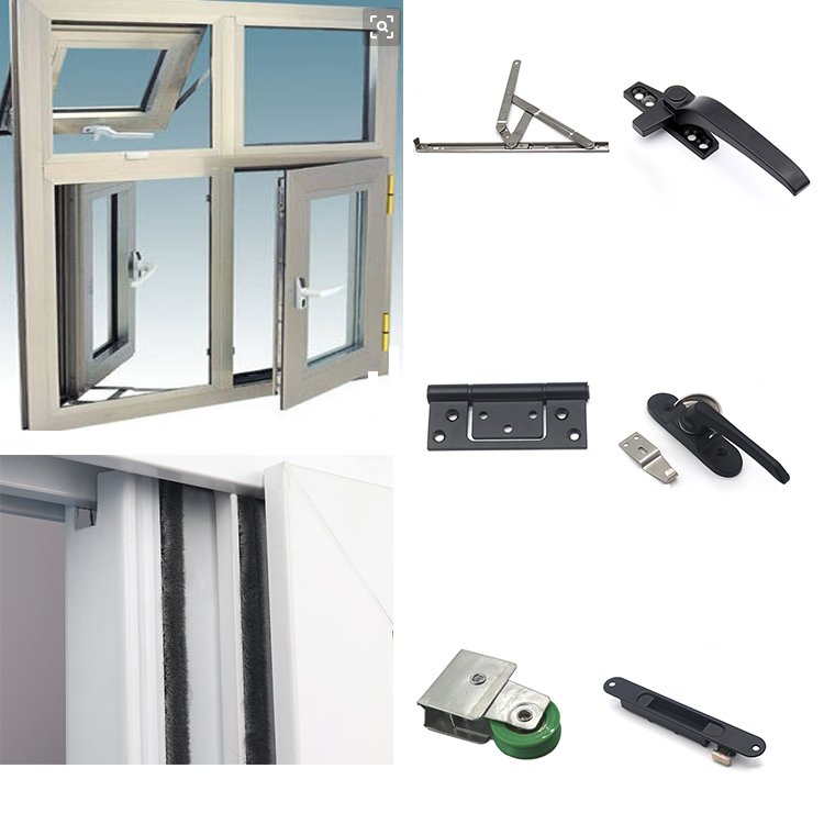 Aluminum Window And Door Hardware, Glass Door Hardware Accessories ...