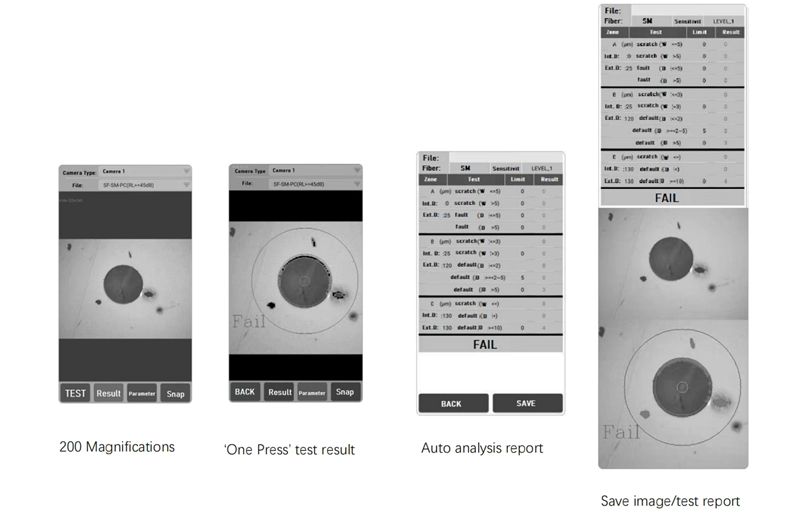 Fiber Optic Video Scope (Portable WiFi Probe with Auto Analyze)-FlyingFiber