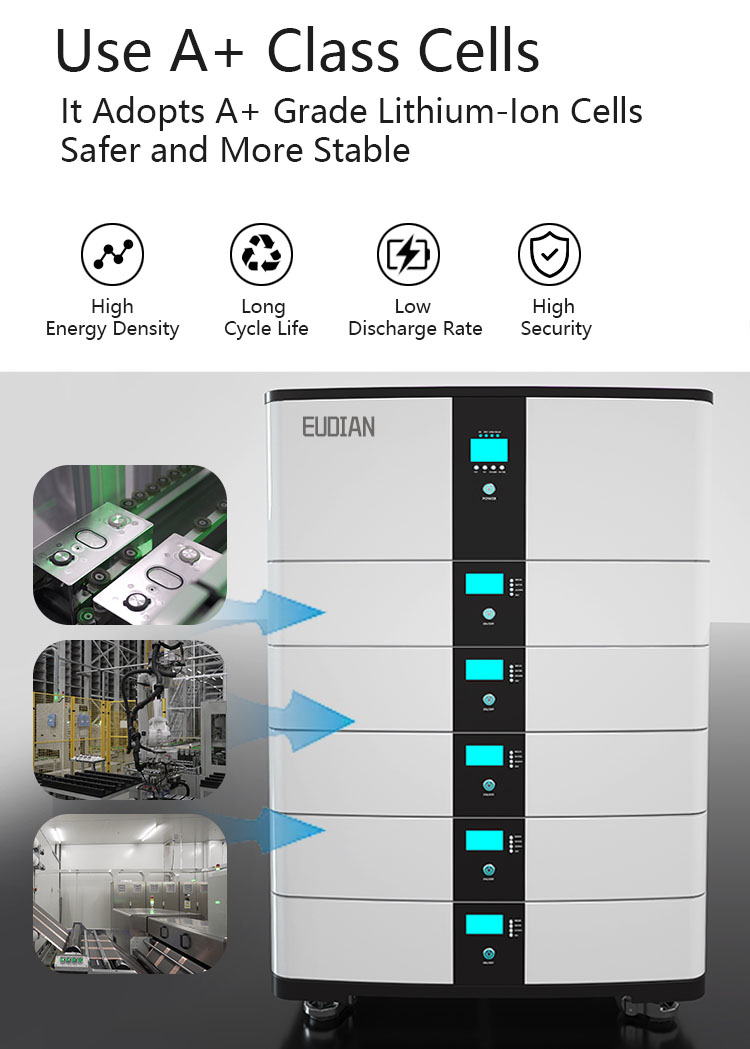 10Kwh Stacking Energy Storage Battery 48V LiFePO4 Lithium Akku All In ...