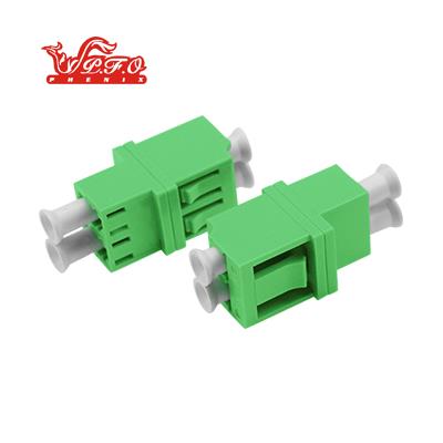 LC/APC to LC/APC Duplex OS2 Single Mode Fiber Optic Adapter without Flange-Phenix Fiber Optic Co ...