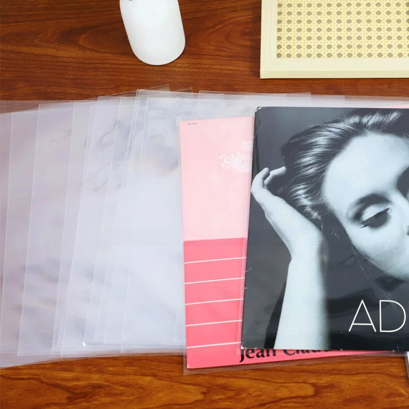 Vinyl Record Outer PP Sleeve Transparent Outer Vinyl Record Protection ...