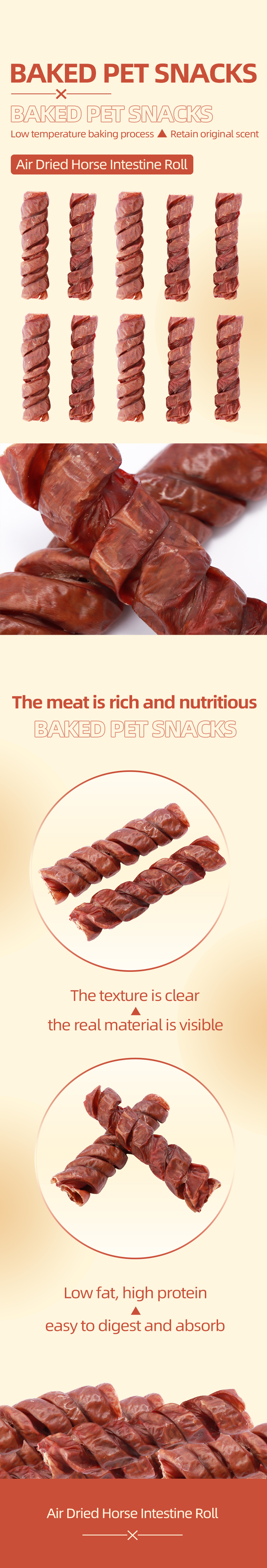 Air Dried Horse Intestine Roll- Shandong Everest Food Co., Ltd.