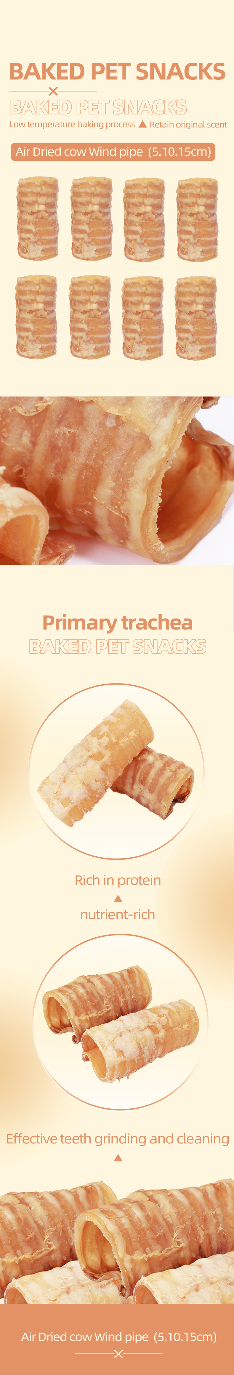 Air Dried cow Wind pipe (5.10.15cm)- Shandong Everest Food Co., Ltd.