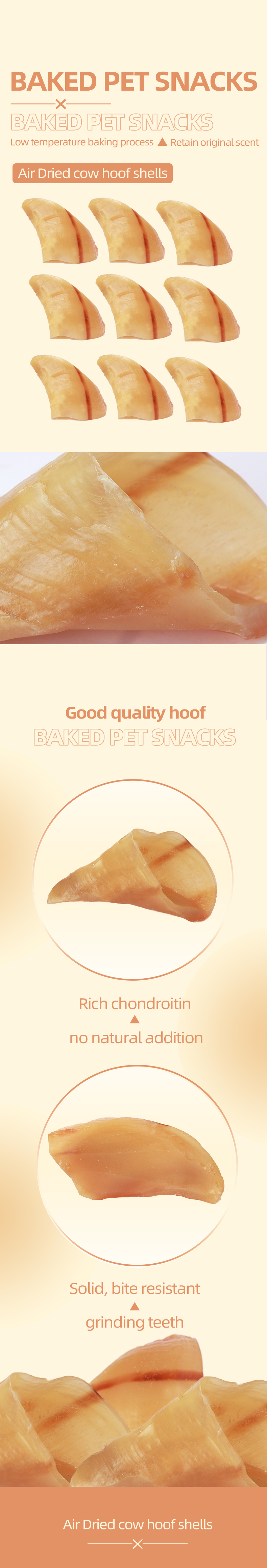 Air Dried cow hoof shells- Shandong Everest Food Co., Ltd.