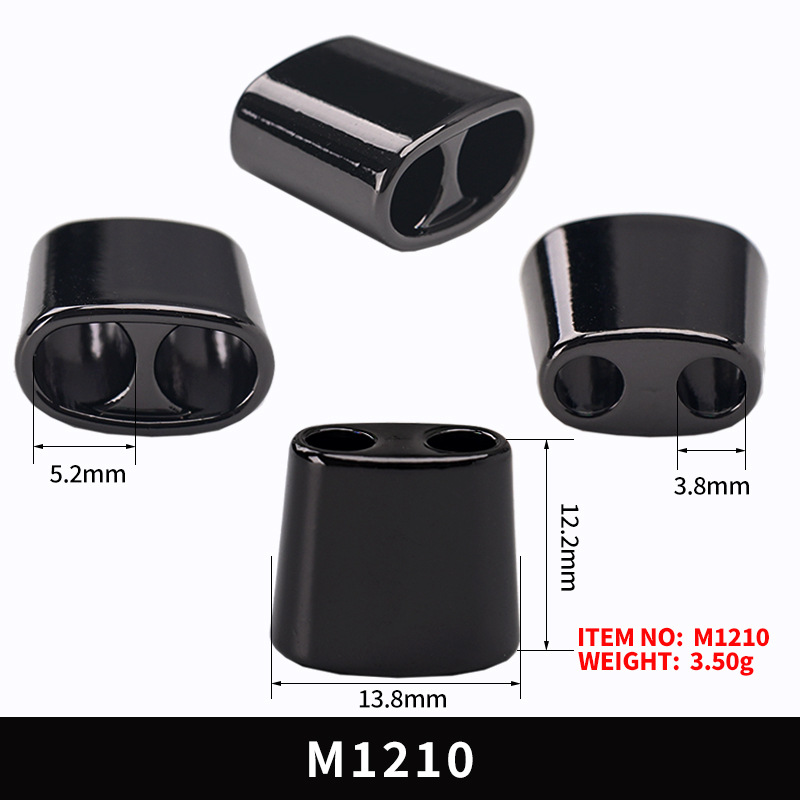 Round Drawstring Metal Cord Lock, Straight-Tube Cord End Buckle ...