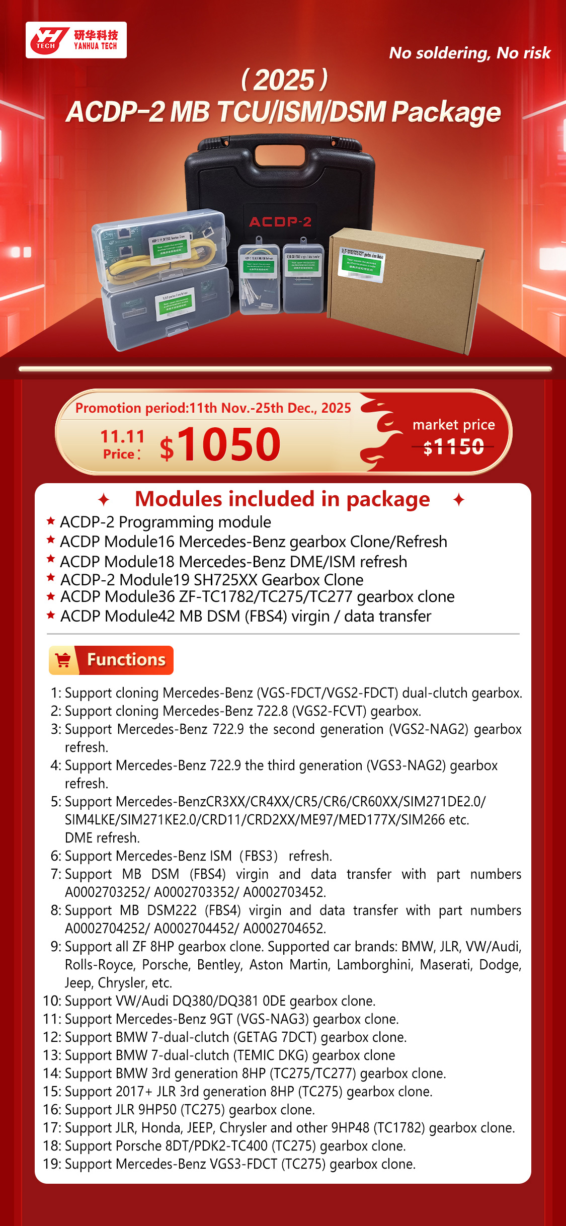 ACDP2 Mercedes Benz TCU ISM DSM Package -ACDP Official Website