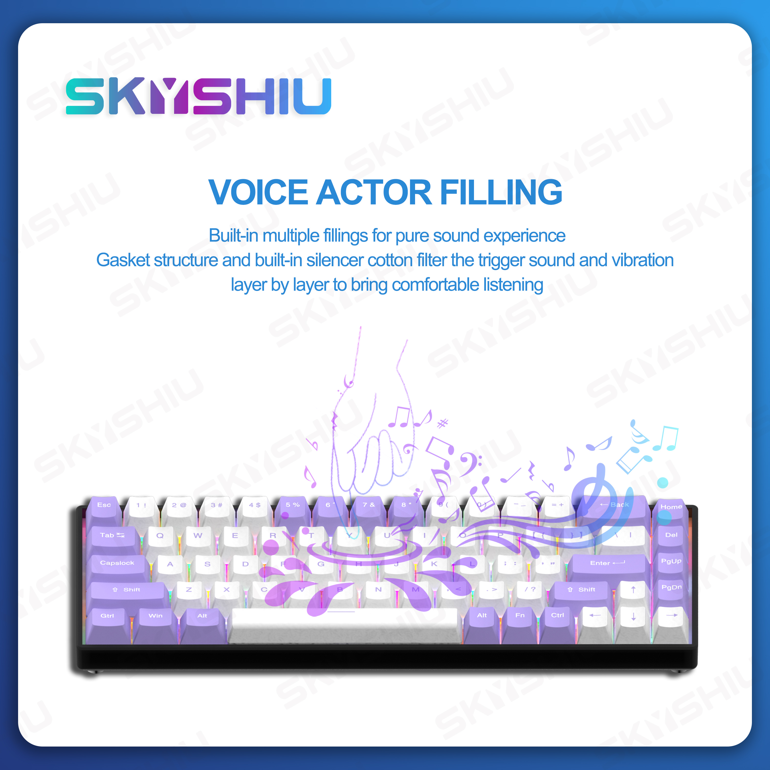 SKYSHIU SK-68 Pro 2.0 68 Keys Mechanical Keyboard-企业官网