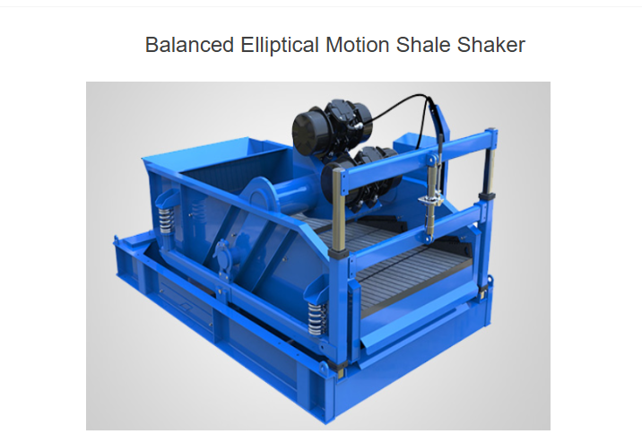 The Balanced Elliptical Motion Shale Shaker: Principle and Role in ...